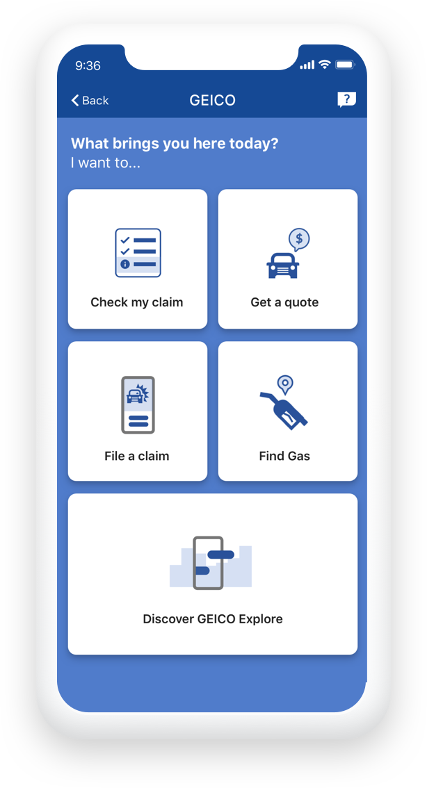 GEICO's Mobile App